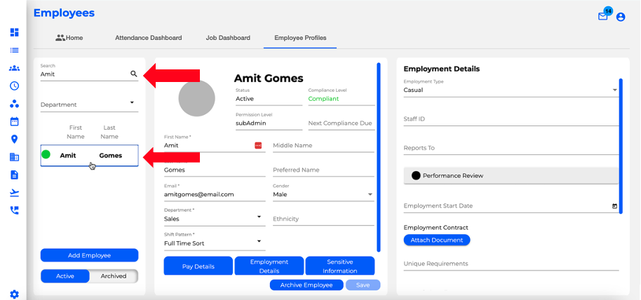 How to enable Web punch feature for employees?