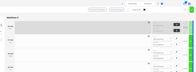 Period Lock Configuration