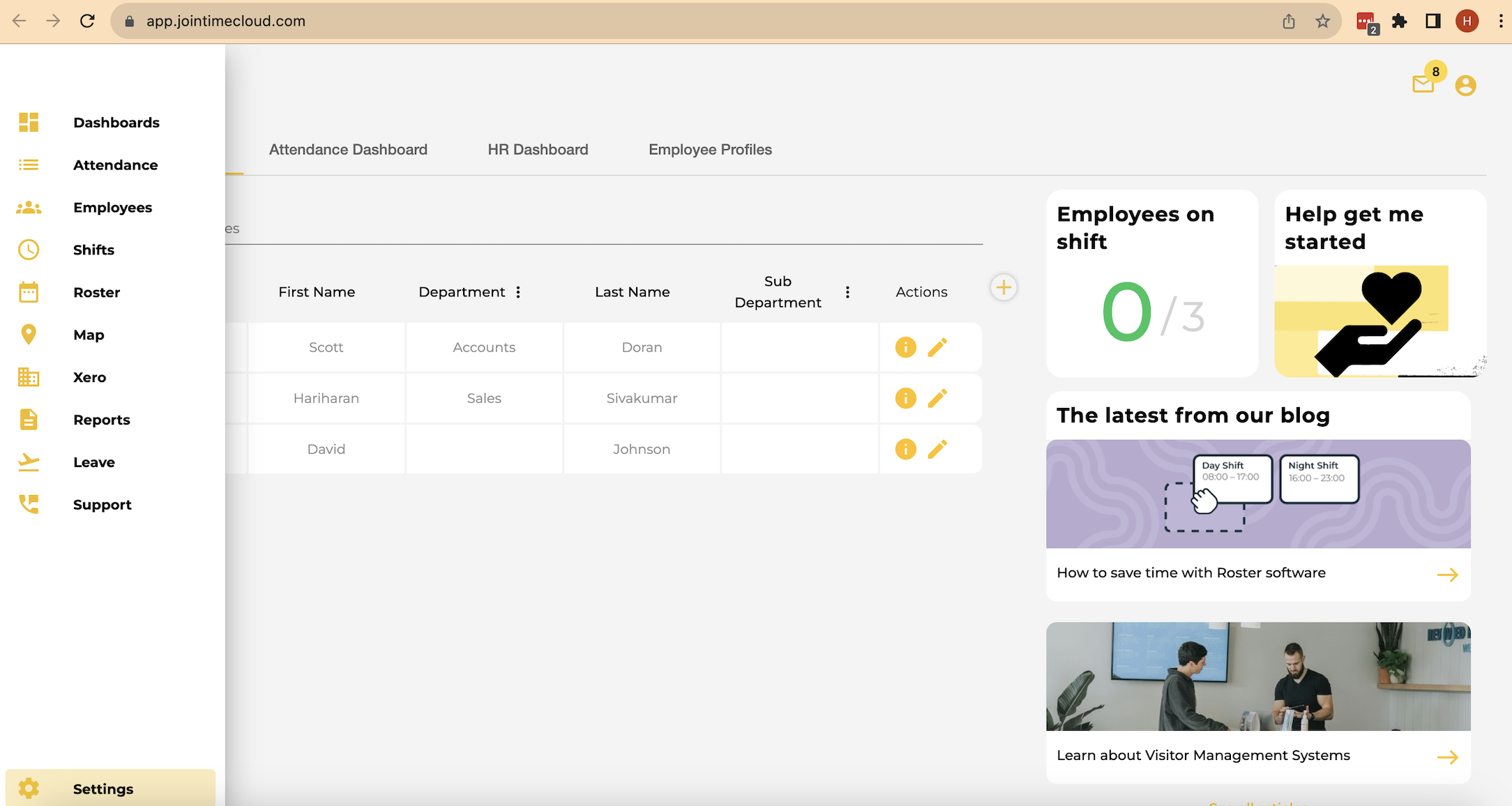 Create and Edit Exceptions