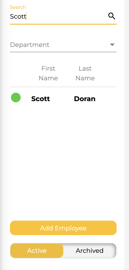 Employees Page Overview